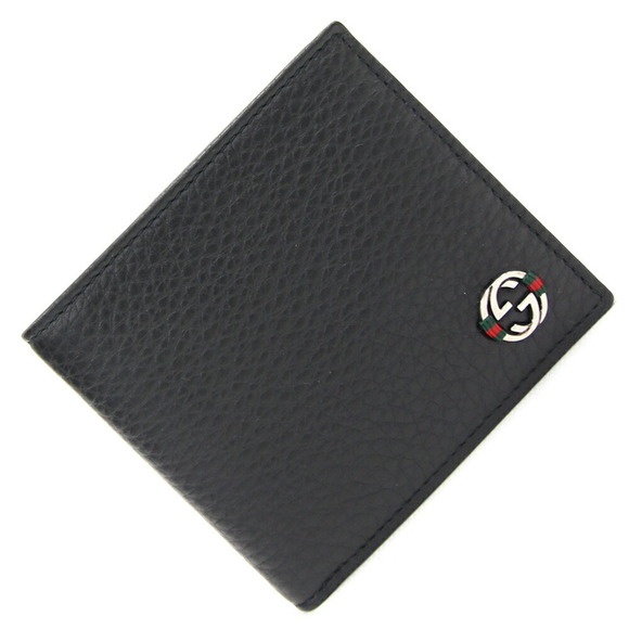 Gucci | Accessories | Gucci Folio Wallet Interlocking G 38795 Black ...